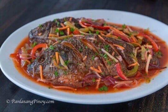 Sweet and Sour Red Snapper - Panlasang Pinoy