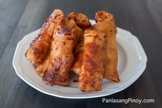 Turon Recipe (Banana Lumpia with Caramel)