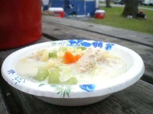 Filipino Chicken Macaroni Sopas - Panlasang Pinoy