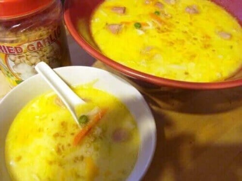 Rich and Creamy Chicken Sopas - Filipino Macaroni Chicken Soup ...