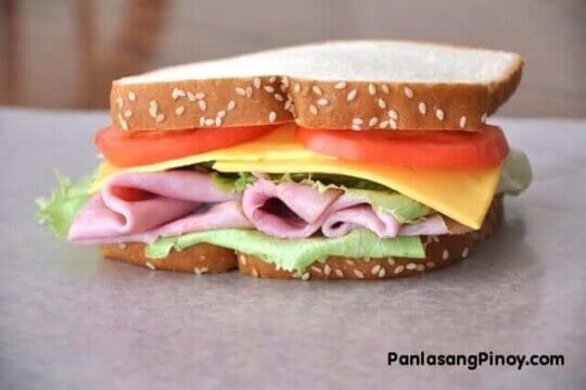 Ham and Cheese Sandwich