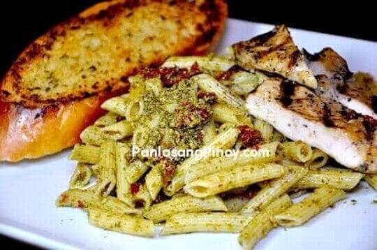Creamy Chicken Pesto Pasta - Panlasang Pinoy