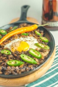 Sizzling Crispy Sisig - Panlasang Pinoy