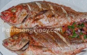 Broiled Red Snapper with Pico de Gallo Recipe
