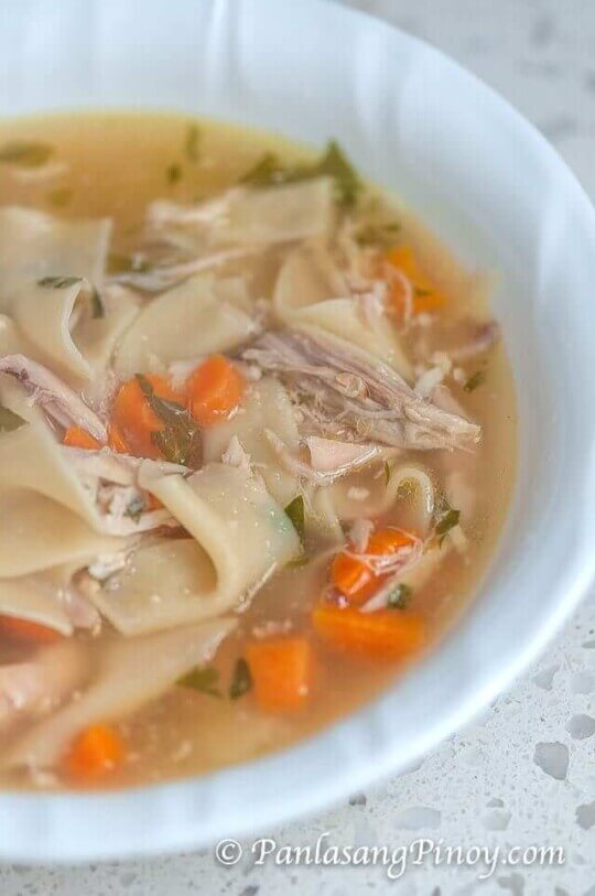 Simple Recipe For Chicken Noodle Soup Panlasang Pinoy