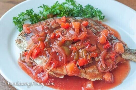 Sweet and Sour Red Snapper - Panlasang Pinoy