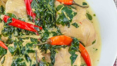 Ginataang Manok With Malunggay
