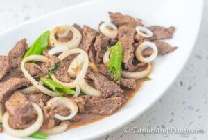 Sirloin Beef Steak Tagalog - Panlasang Pinoy