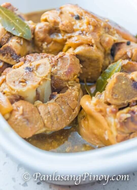 Adobong Pata (Ham Hock Adobo) - Panlasang Pinoy