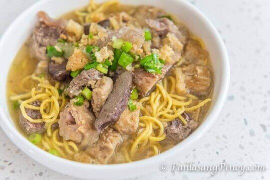 Beef Batchoy with Liver and Bung - Panlasang Pinoy
