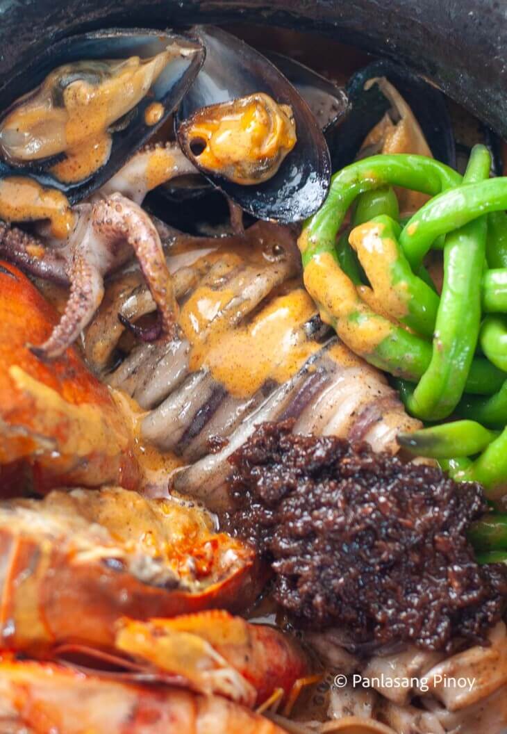 Seafood Kare Kare Recipe - Panlasang Pinoy