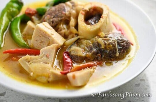 Cansi Recipe (Ilonggo Bulalo and Sinigang Combined) - Panlasang Pinoy
