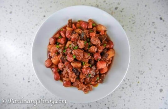 Fiesta Menudo Recipe - Panlasang Pinoy