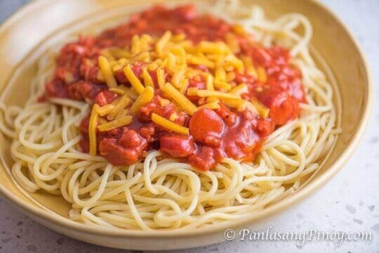 Panlasang Pinoy Spaghetti - Panlasang Pinoy