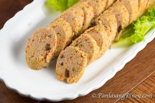 Pork Embutido (Steamed Filipino Meatloaf) - Panlasang Pinoy
