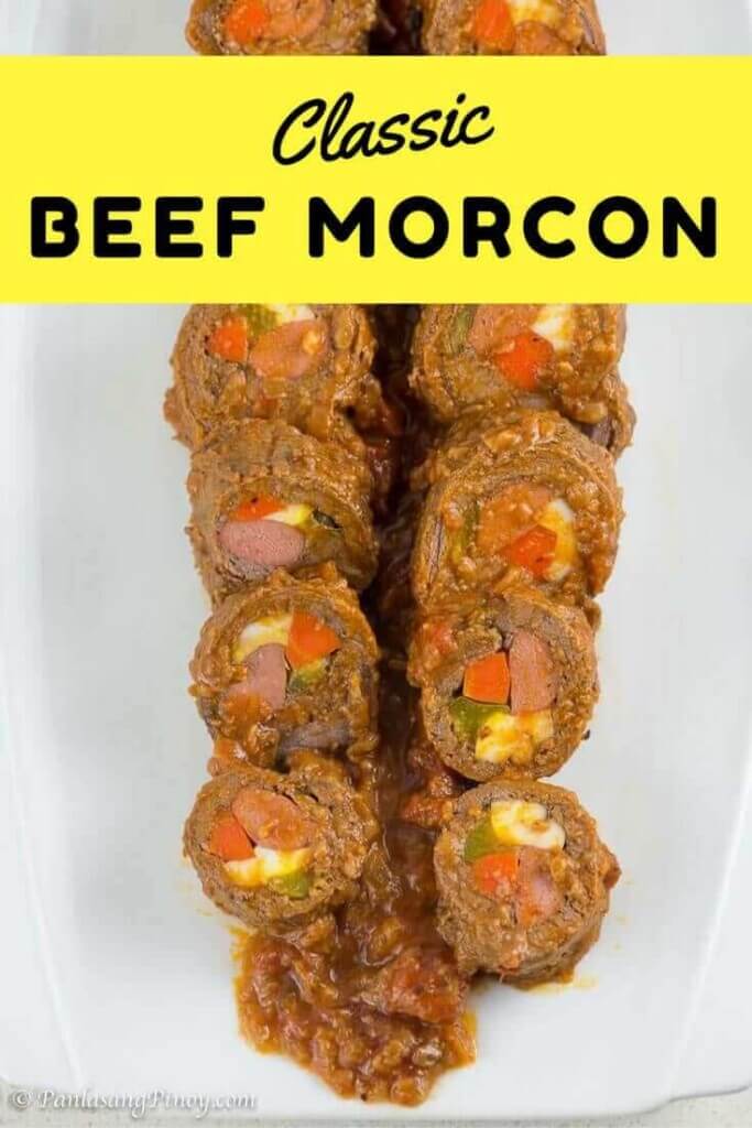 Classic Beef Morcon Recipe - Panlasang Pinoy