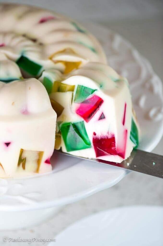 Cathedral Window Jelly Recipe - Panlasang Pinoy