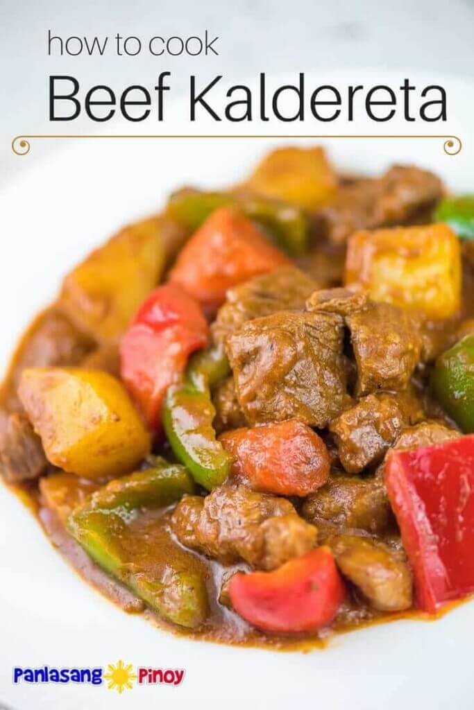 How To Cook Beef Kaldereta - Panlasang Pinoy