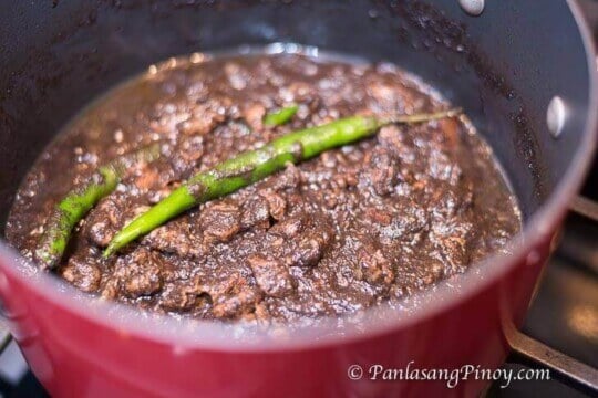 Dinardaraan Recipe (Ilocano Dinuguan) - Panlasang Pinoy