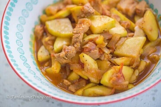 Upo Guisado Recipe - Panlasang Pinoy