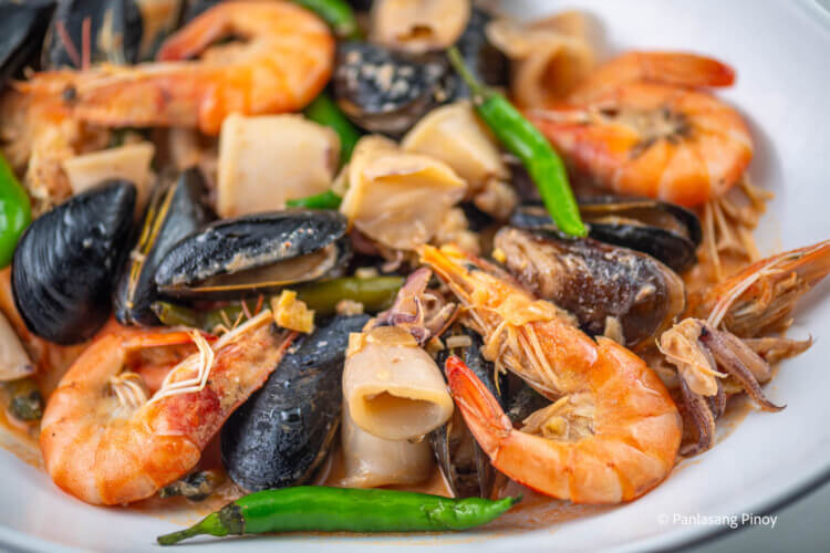 Seafood Bicol Express - Panlasang Pinoy