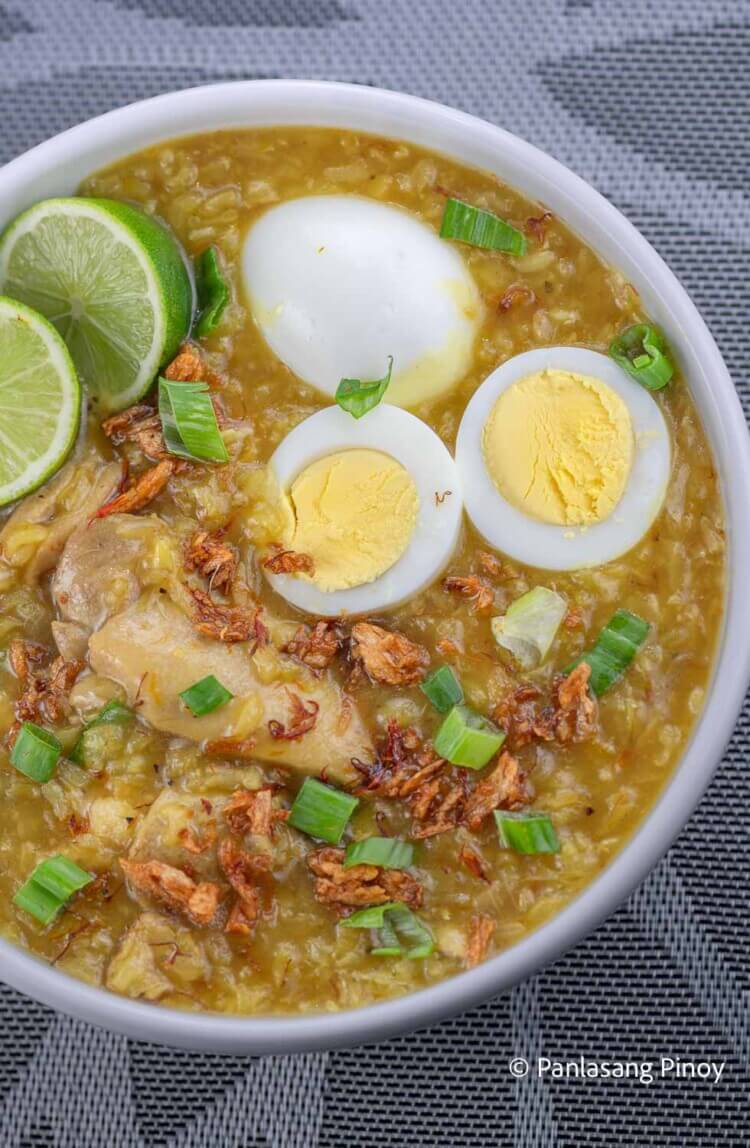 Chicken Arroz Caldo Recipe - Panlasang Pinoy