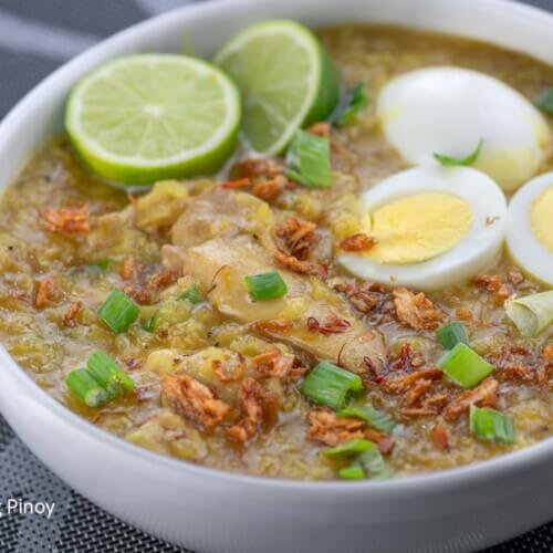 Chicken Arroz Caldo Recipe - Panlasang Pinoy