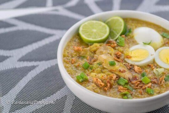 How To Cook Filipino Chicken Arroz Caldo - Panlasang Pinoy