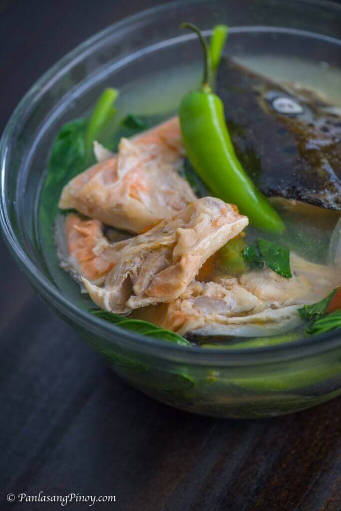 Sinigang na Salmon sa Miso - Panlasang Pinoy