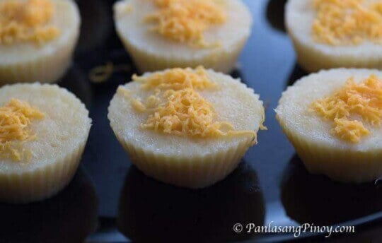 Steamed Cassava Cake - Panlasang Pinoy