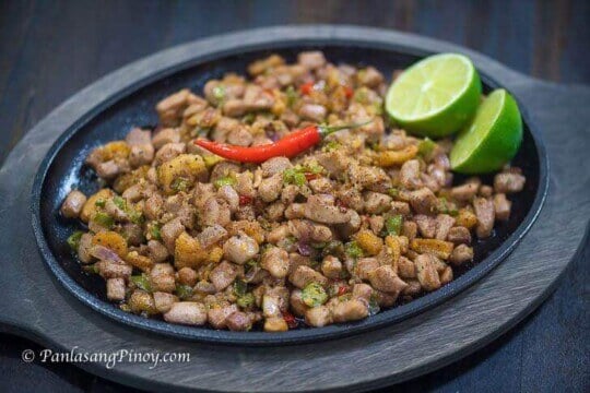 Sizzling Tuna Sisig - Panlasang Pinoy