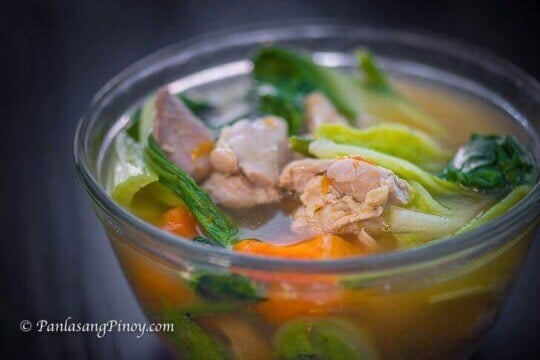 Chicken Nilaga with Kalabasa Recipe - Panlasang Pinoy