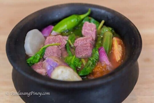 Corned Beef Sinigang - Panlasang Pinoy
