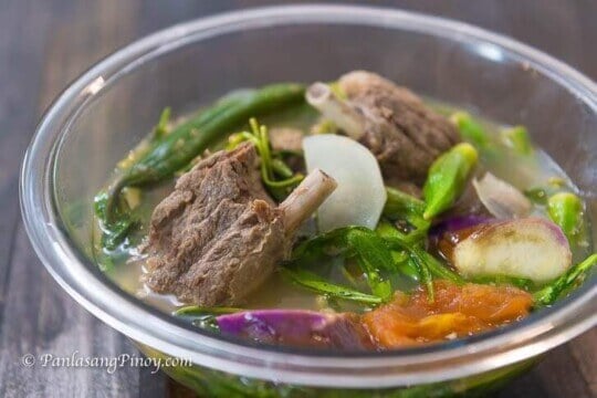 Corned Beef Sinigang - Panlasang Pinoy