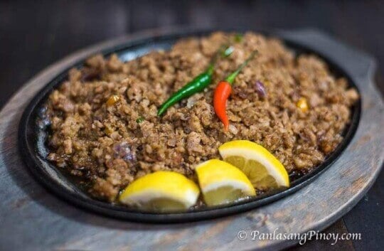 Sizzling Liempo Sisig Recipe - Panlasang Pinoy