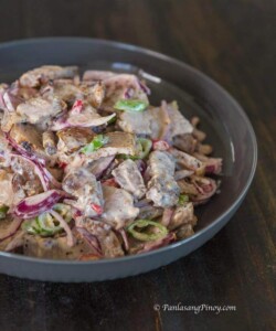 Pork Dinakdakan Recipe - Panlasang Pinoy