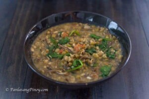 Ginisang Monggo with Dilis - Panlasang Pinoy