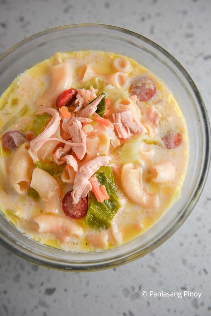 Creamy Chicken Sopas - Panlasang Pinoy