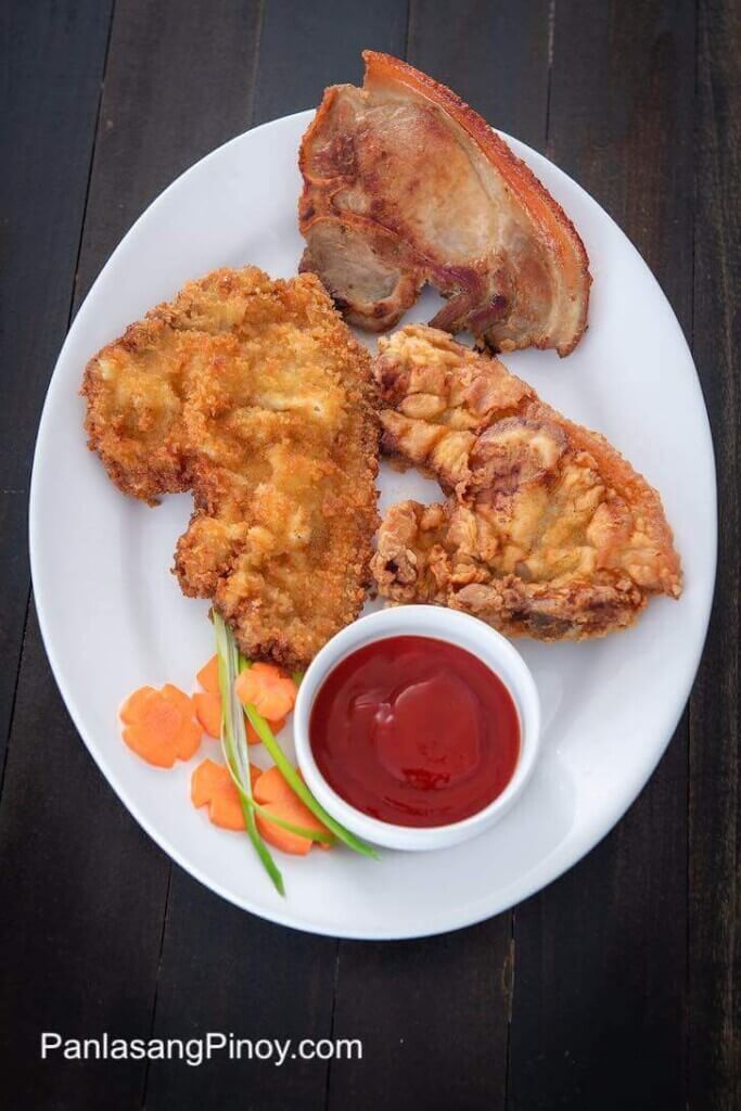 Quick and Easy Pan Fried Pork Chops - Panlasang Pinoy