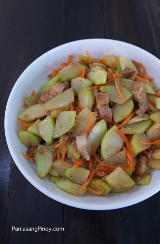 Tasty Ginisang Sayote - Panlasang Pinoy