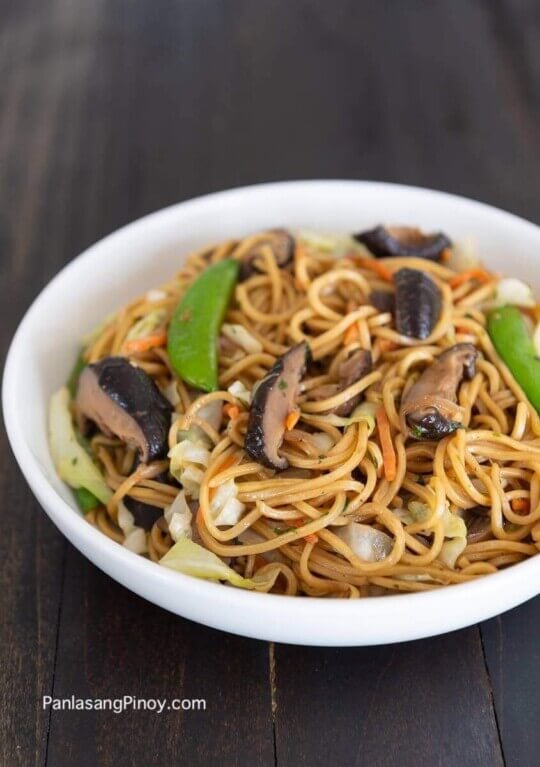 Vegetarian Pancit Canton Recipe