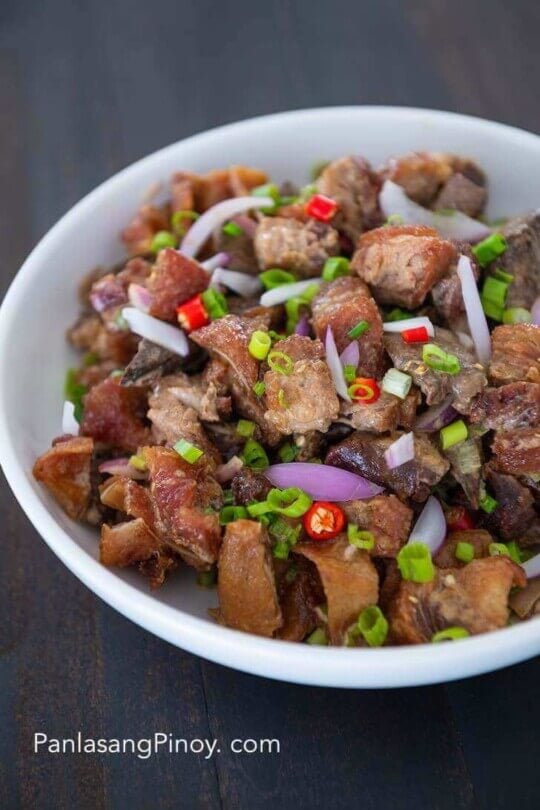 Crispy Dinakdakan Recipe - Panlasang Pinoy