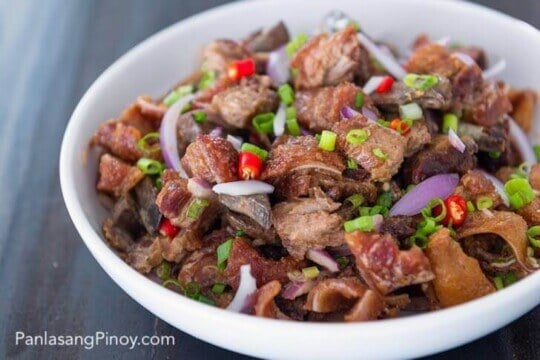 Crispy Dinakdakan Recipe - Panlasang Pinoy