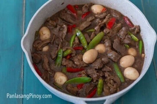 Chicken Liver and Gizzard Adobo - Panlasang Pinoy