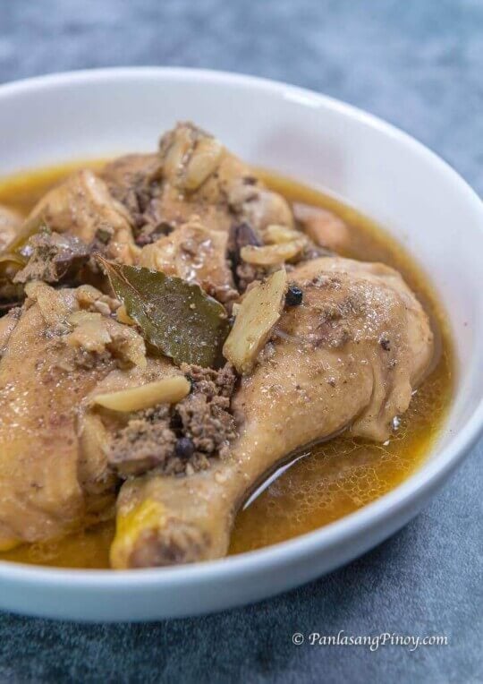 Chicken and Liver Adobo - Panlasang Pinoy