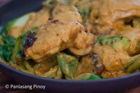 How to Cook Chicken Kare-Kare sa Gata - Panlasang Pinoy