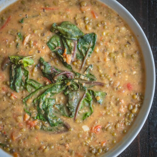 Ginisang Monggo with Dilis - Panlasang Pinoy