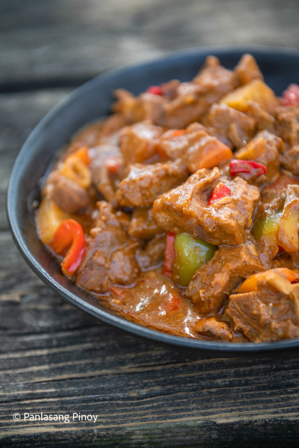 Kalderetang Kambing (Goat Stew Recipe) - Panlasang Pinoy