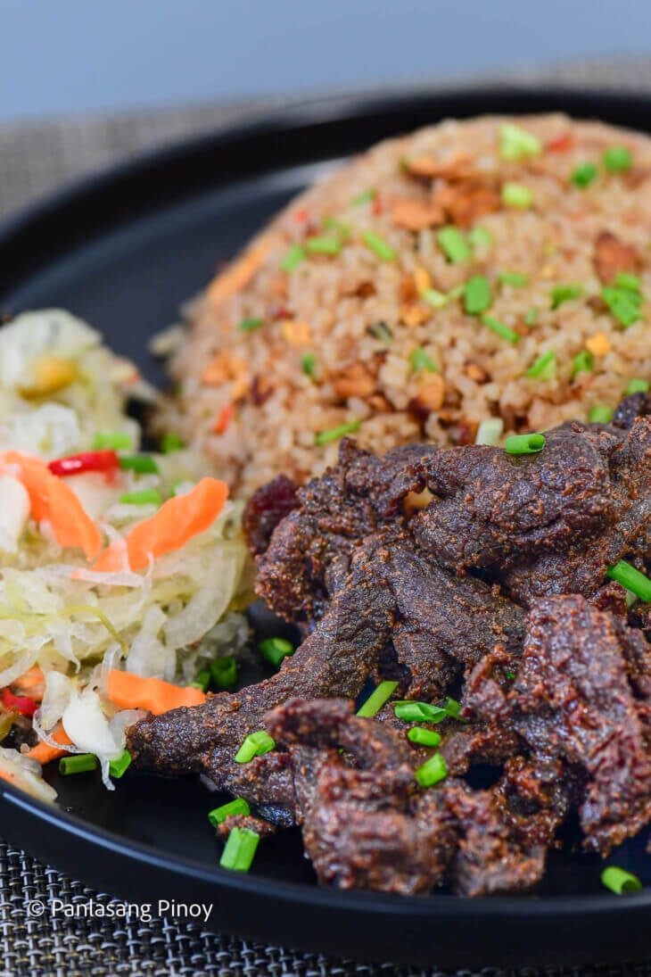 Tapa and Egg Fried Rice - Panlasang Pinoy