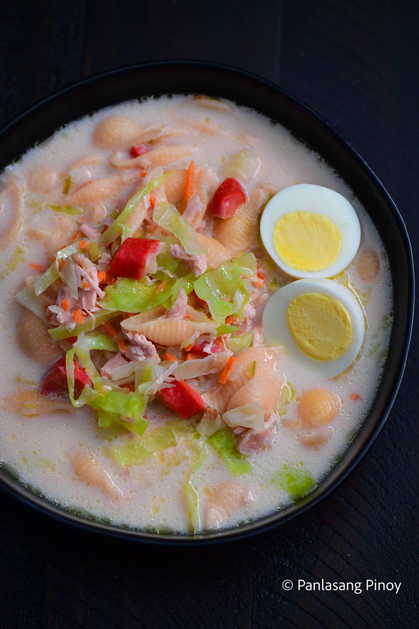 Pinoy Chicken Sopas - Panlasang Pinoy